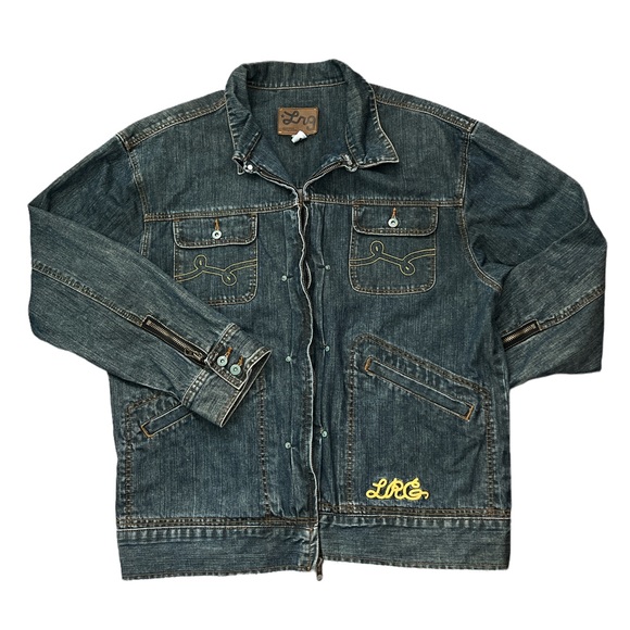 Lrg | Jackets & Coats | Lrg Chief Rocker Mens Denim Jacket 4x | Poshmark